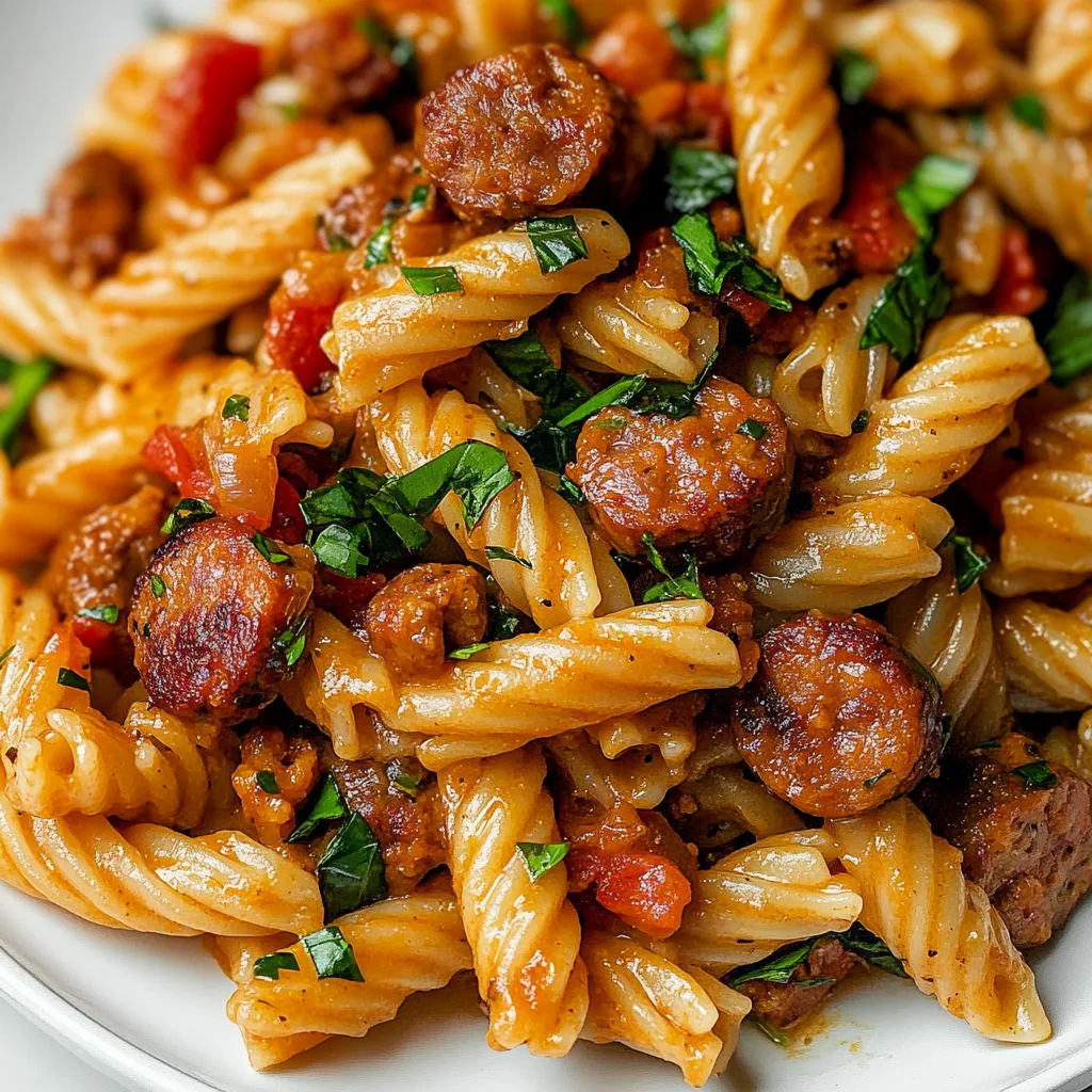 Cajun Sausage Pasta Explosion: Irresistible Flavor Fiesta!